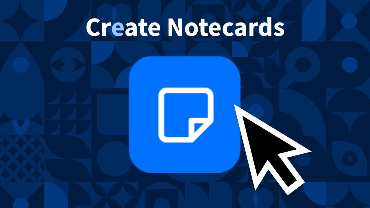 How to Create a Notecard - YouTube