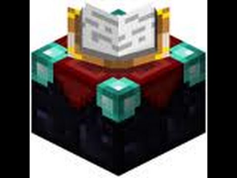 Comment crafter une table d'enchantement dans minecraft-Tuto - YouTube