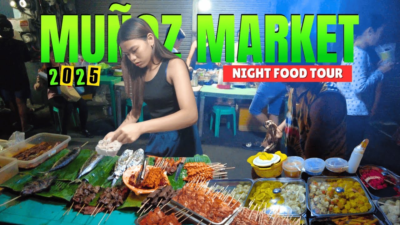 [4K] FOOD TRIP NEAR MUNOZ MARKET QUEZON CITY - FEBRUARY NIGHT FOOD TOUR ...