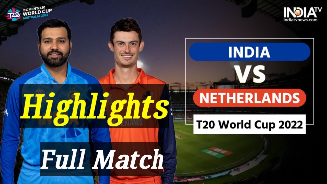 Ind vs Nederland full match highlights - YouTube