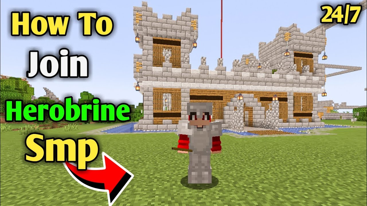 🍟 New Best Cracked Herobrine Smp Server For Minecraft | Java/Pe/Pojav ...