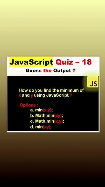 Javascript Quiz Time 🚀 Quiz Days 18 Javascriptquiz Education Programmingquiz Coder