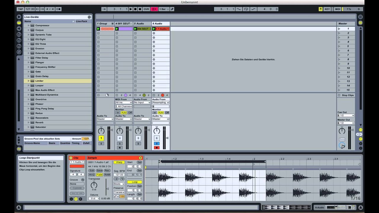 Ableton Live Tutorial (Techno Kick) - YouTube