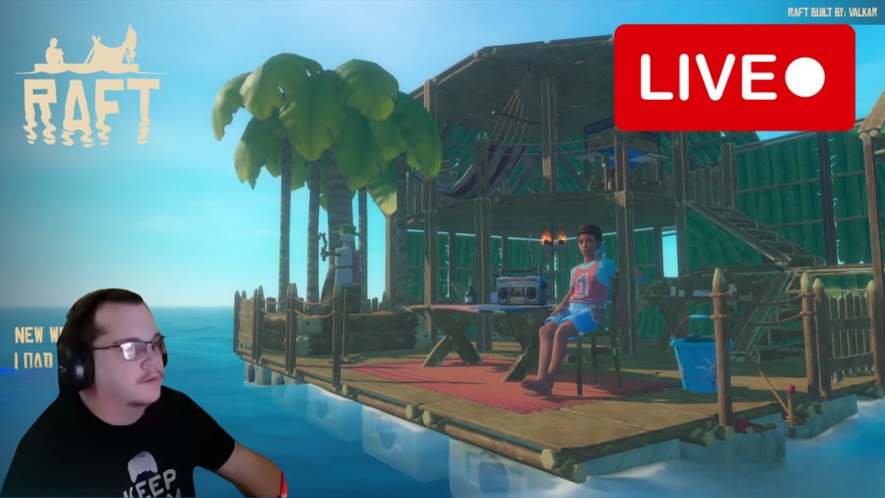 🚤 Raft LIVE! Survive, Build, Explore – Join the Adventure with Javeed ...