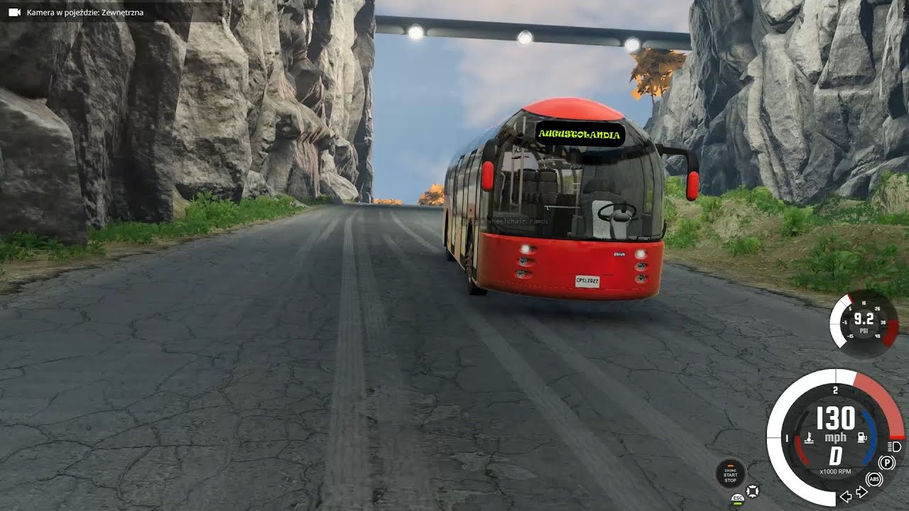 Bus jump competition #beamngdrive Who jumps into the water? #3 - YouTube