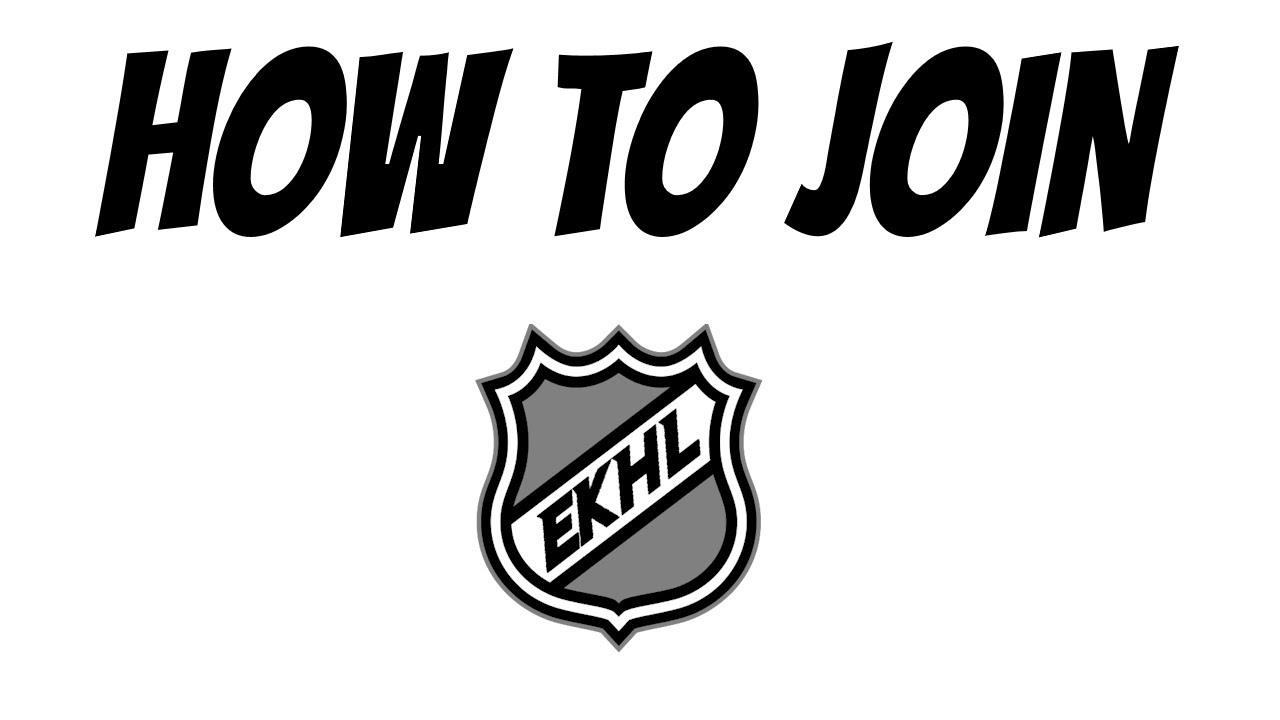 [TUTORIAL] How to join EKHL Hockey League! - YouTube