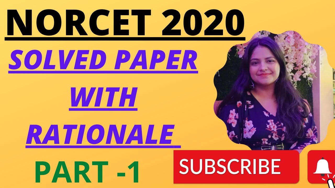 Norcet 2020 Solved Paper With Rationale/Norcet 2022 & AIIMS/staff nurse ...