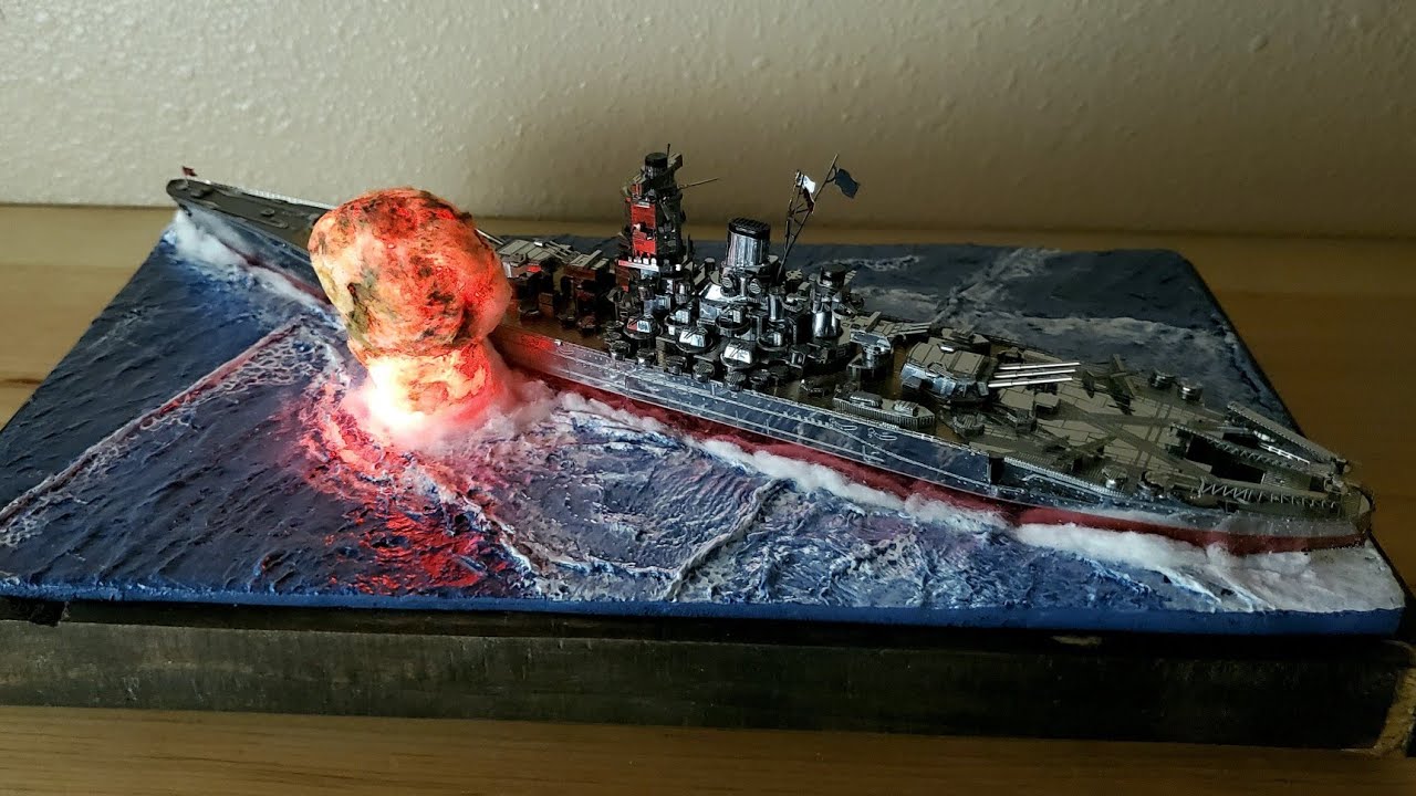 How To Make: Super Realistic Battleship Yamato Diorama - YouTube