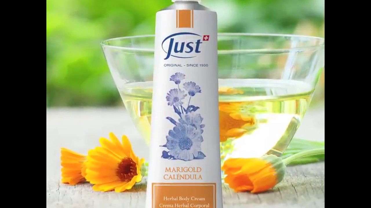 Crema de Calendula Just - YouTube