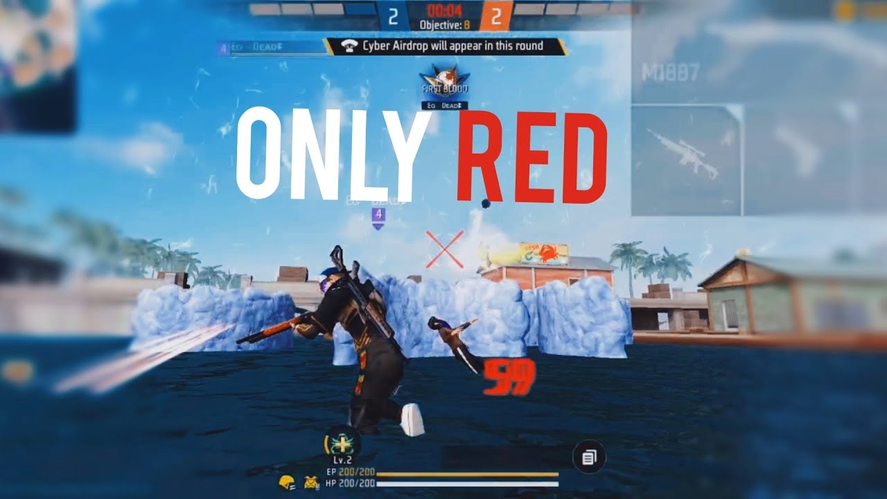 RED RED RED🔥 | Free Fire Montage - YouTube