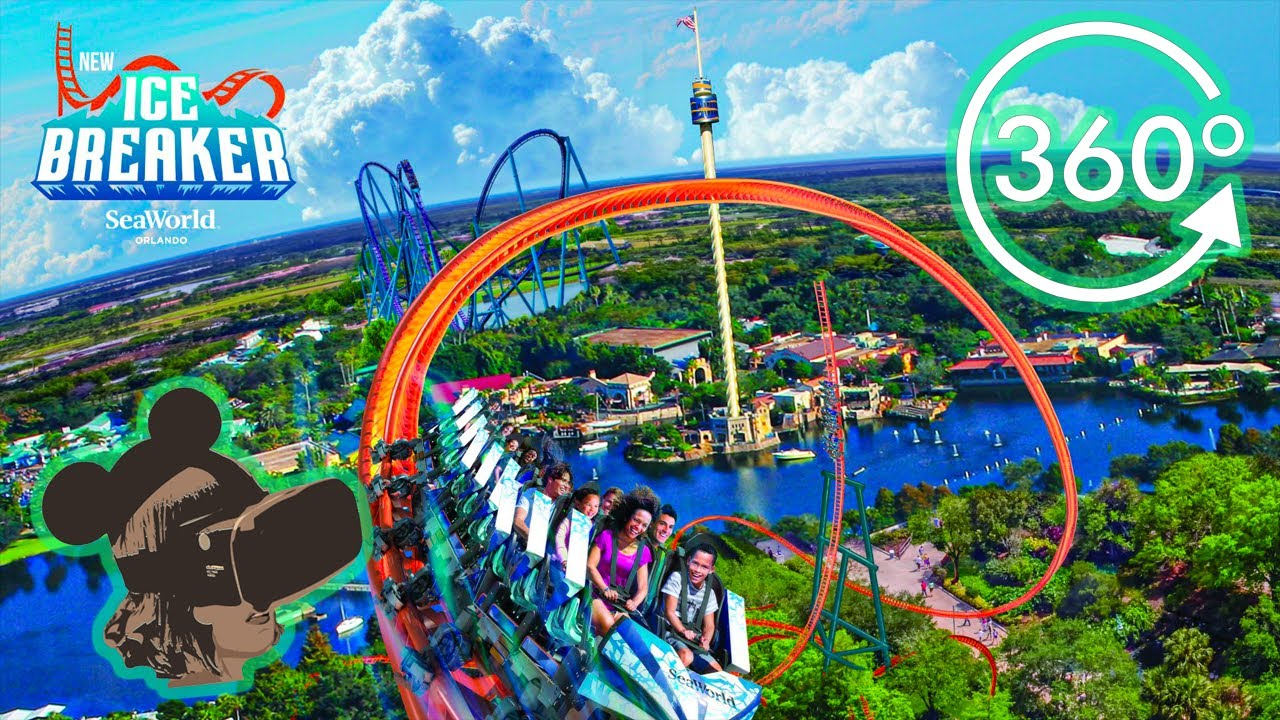 360º Ride on Ice Breaker at SeaWorld Orlando - YouTube