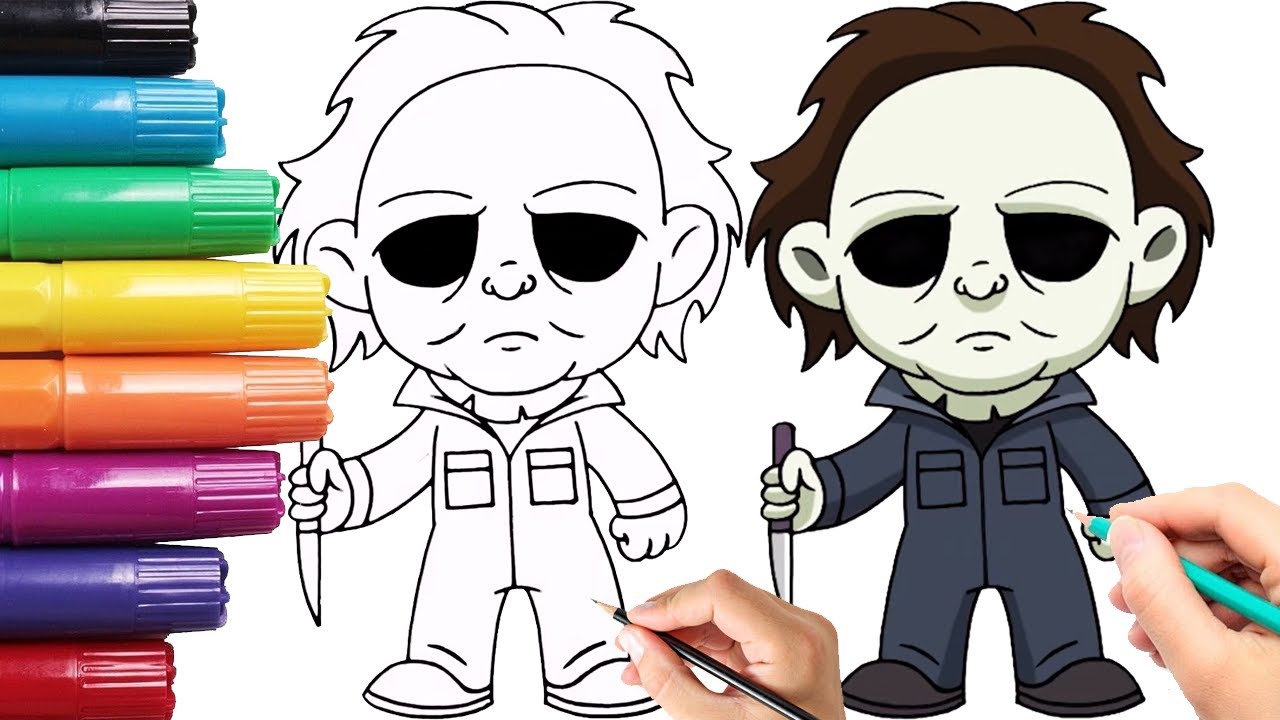 How to Draw Michael Myers | Halloween - YouTube