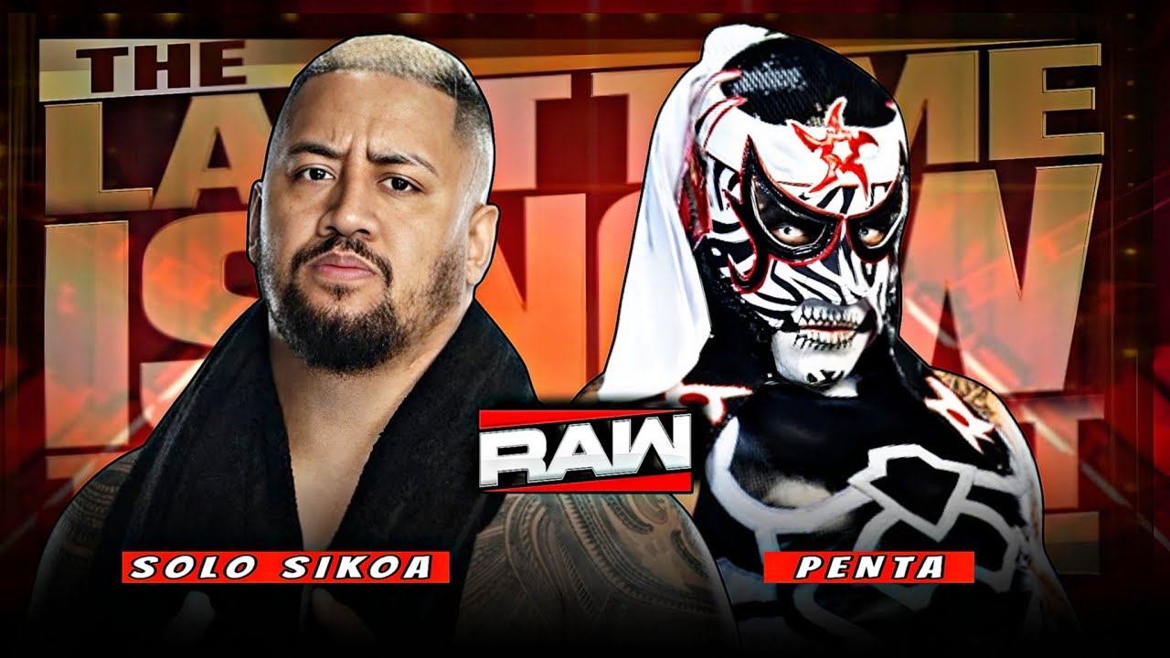 WWE RAW - Solo Sikoa vs Penta Full Match WWE RAW Highlights Today - YouTube
