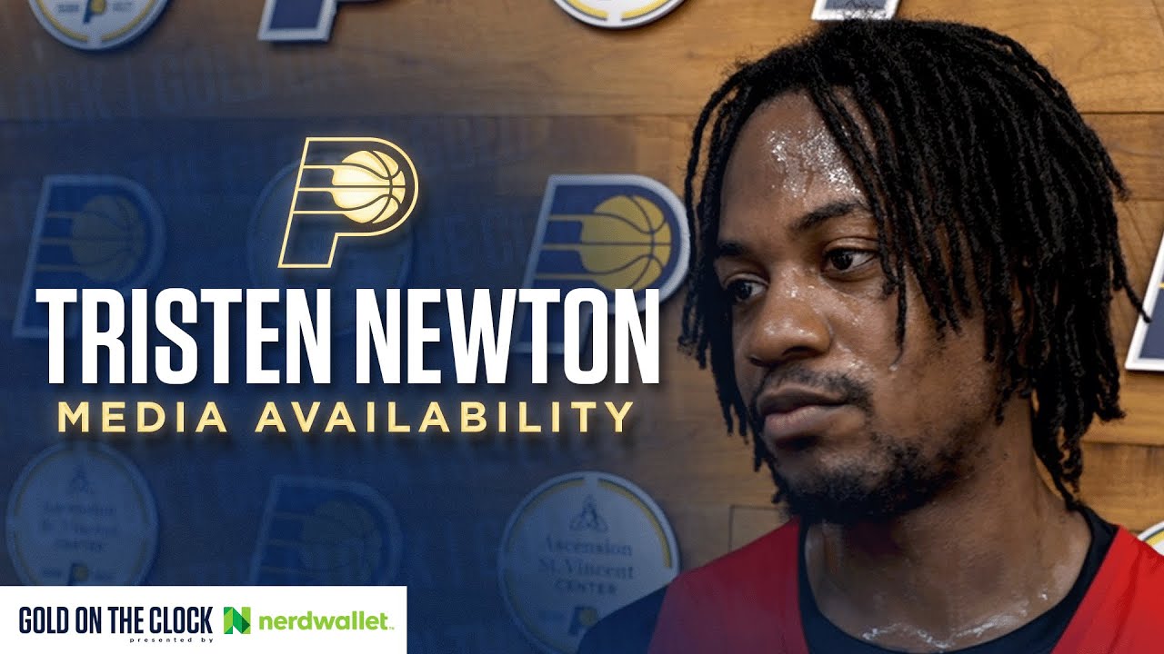 Indiana Pacers Pre-Draft Workouts: Tristen Newton Media Availability ...