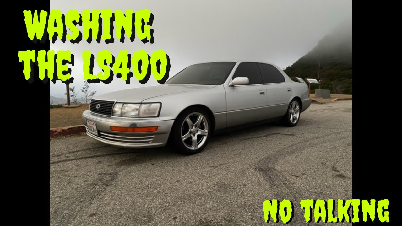 Washing the LS400! || No talking time lapse of washing the car - YouTube