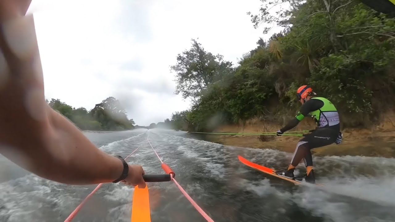 Team 292 Yamaha Racing Leg 2 Run | NZ Bridge to Bridge Ski Race - YouTube