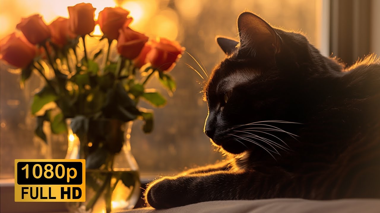 😺 Ultimate Cat Relaxation: Rain, Purring, and Soothing Music for Happy ...