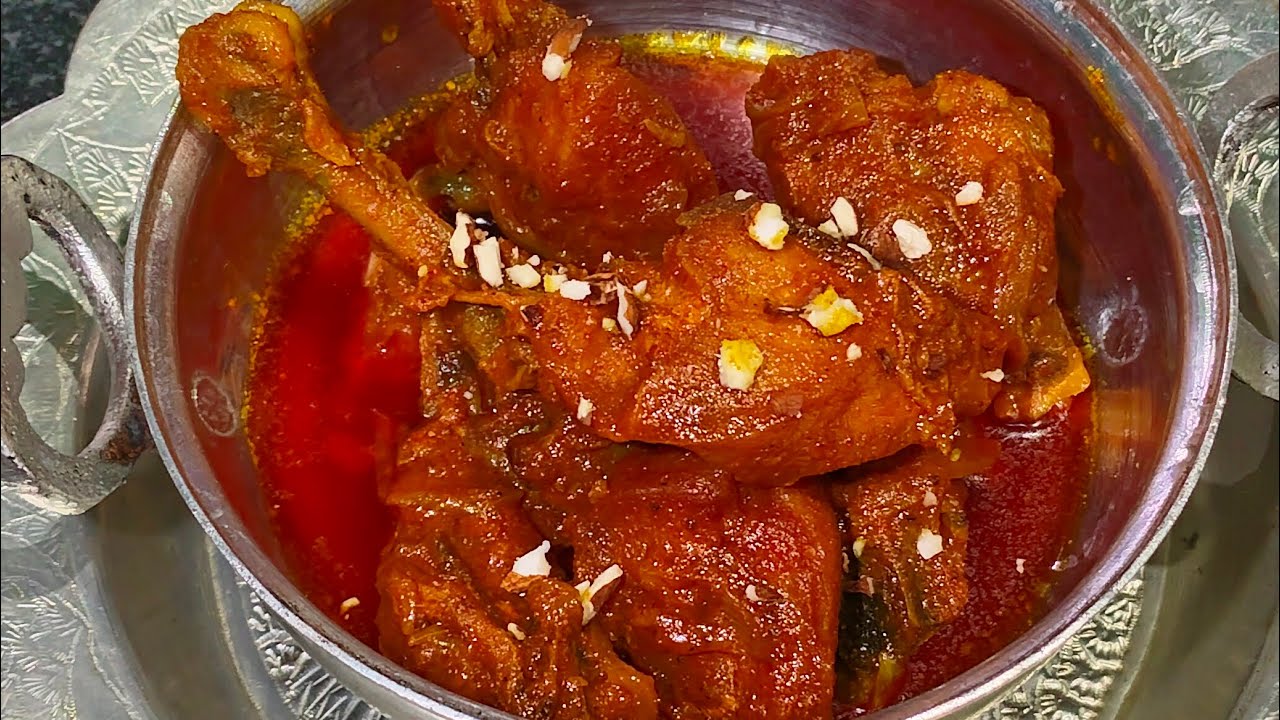 Kashmiri Chicken Mirchi korma| chicken marchewangan korma| How to cook ...