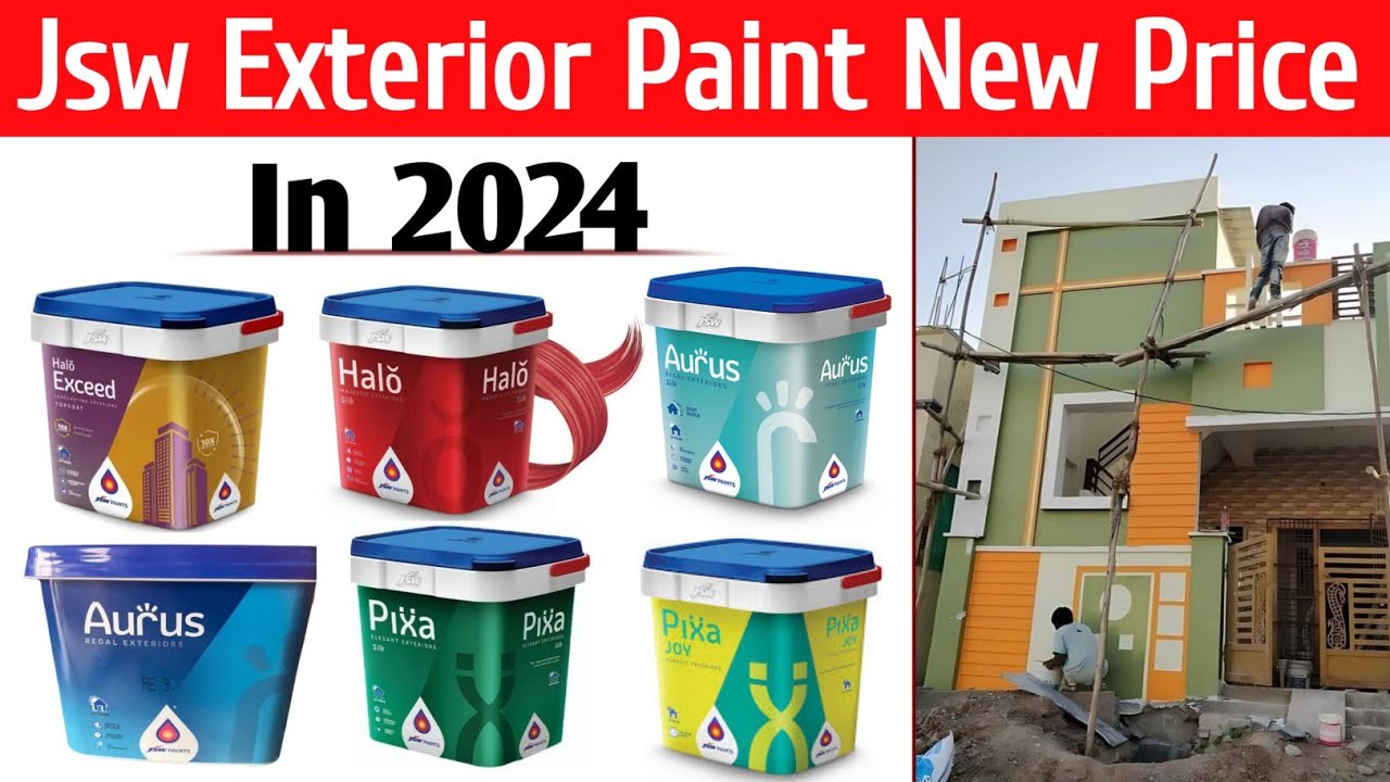 Jsw Exterior All Paints Current Price | Jsw exterior paint - YouTube