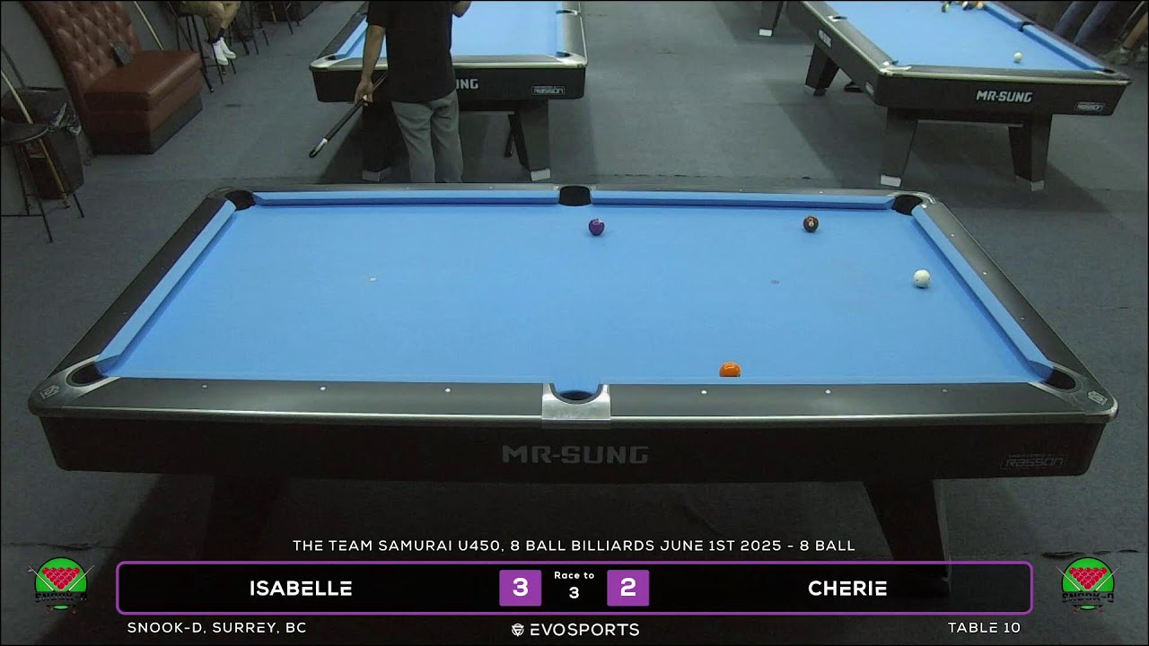ISABELLE vs CHERIE - SNOOK-D - TABLE 10 | EvoSports - YouTube