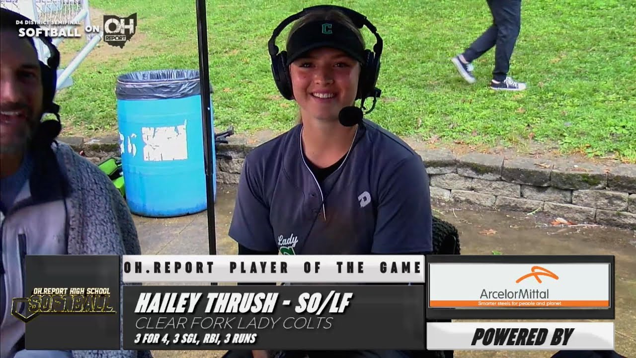 MVP: Clear Fork's Hailey Thrush vs Shelby - YouTube