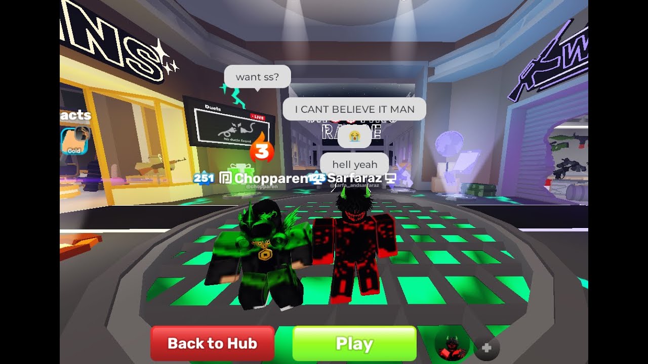 MEETING CHOPPAREN IN ROBLOX RIVALS - YouTube