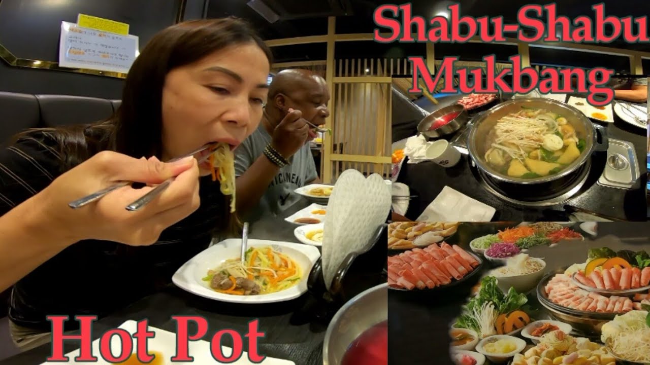 Shabu-Shabu Hot Pot Mukbang - YouTube