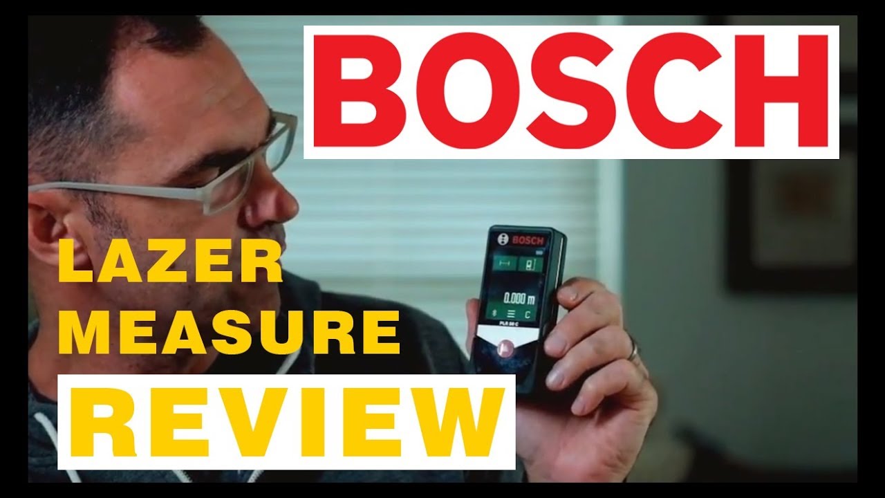 Lazer Measure BOSCH PLR 50c - Review - YouTube