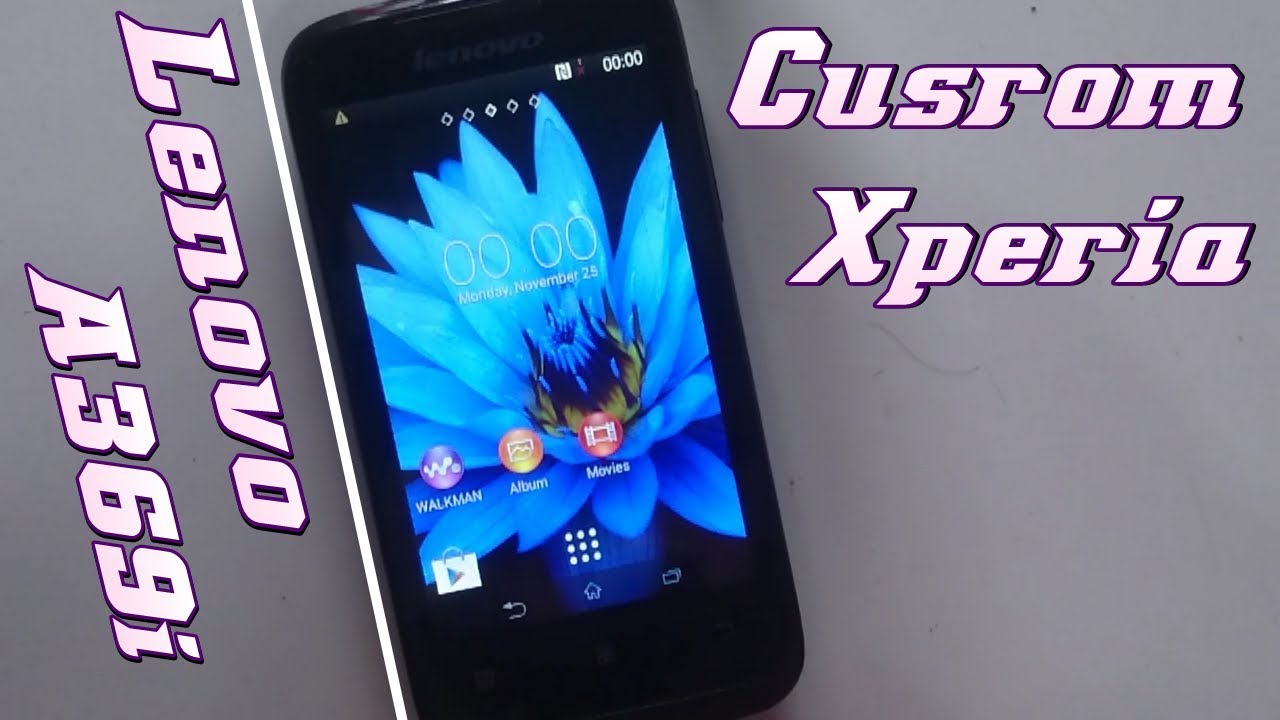 Custom Rom Xperia For Lenovo A369i - YouTube