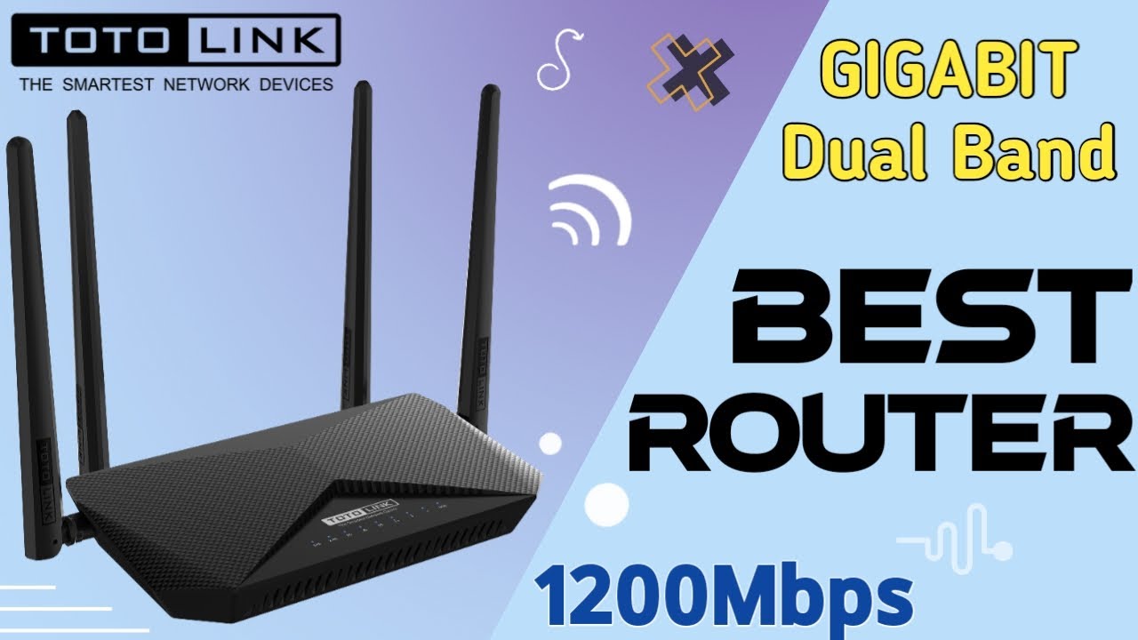 TOTOLINK Dual Band AC Router | A3002RU_V2 | Best Router | AC 1200Mbps ...