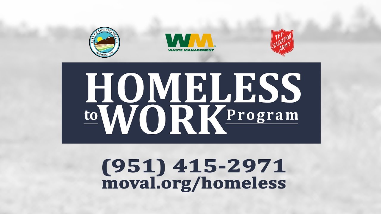 Moreno Valley's Homeless to Work Program - YouTube