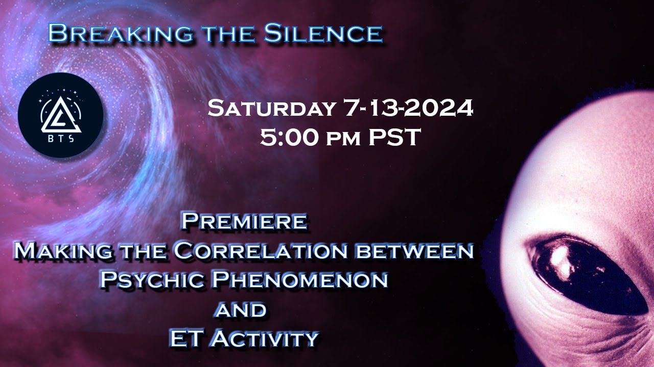 Making the Correlation Between Psychic Phenomenon and ET Activity - YouTube