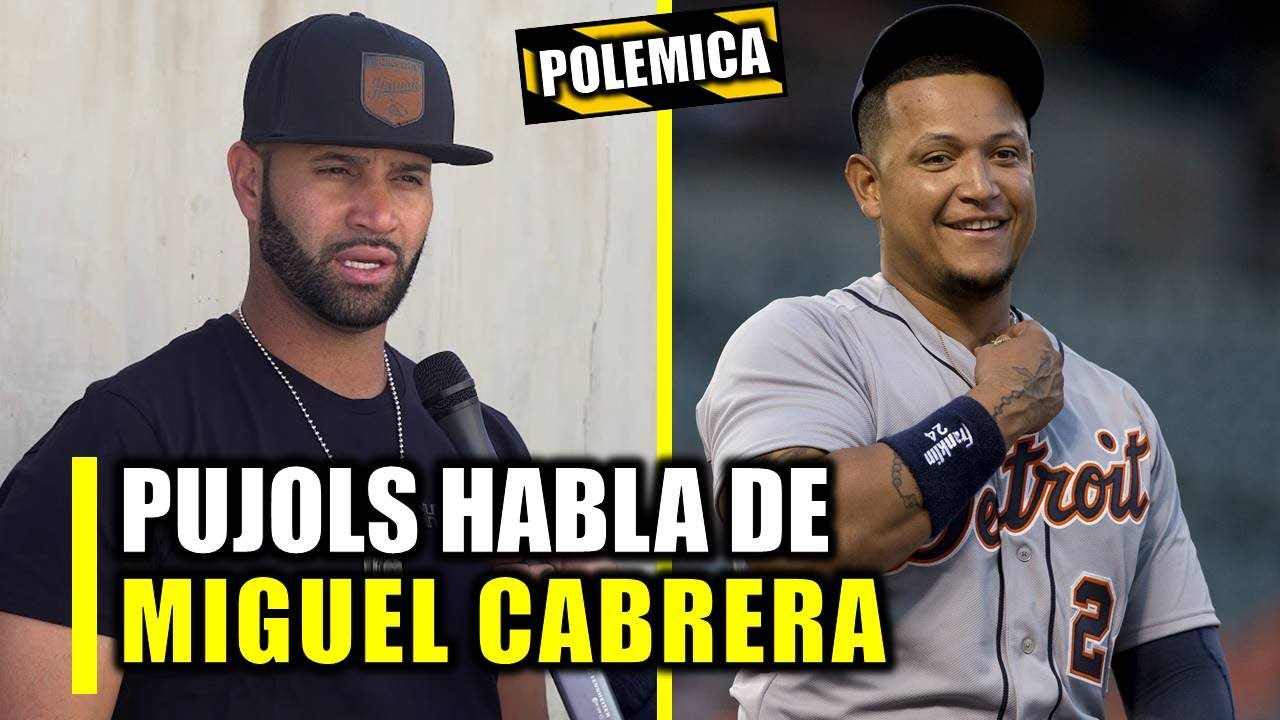 ALBERT PUJOLS REVELA QUIEN ES MEJOR ENTRE EL O MIGUEL CABRERA !!! - YouTube