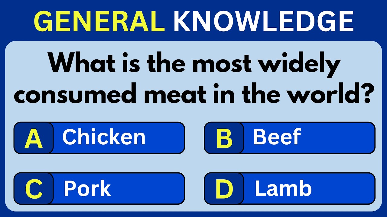 General Knowledge Quiz | General Knowledge | Trivia Quiz | Trivia ...
