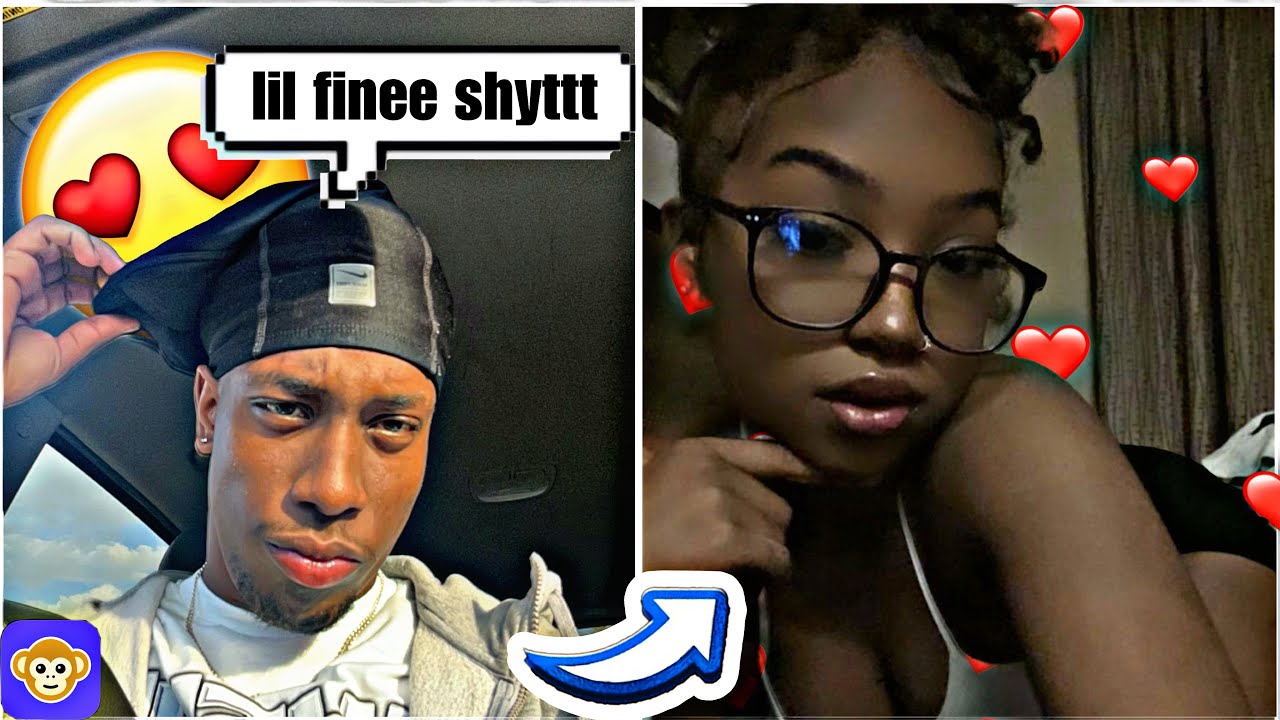 TROLLING FINE BADDIES ON THE MONKEY APP - YouTube