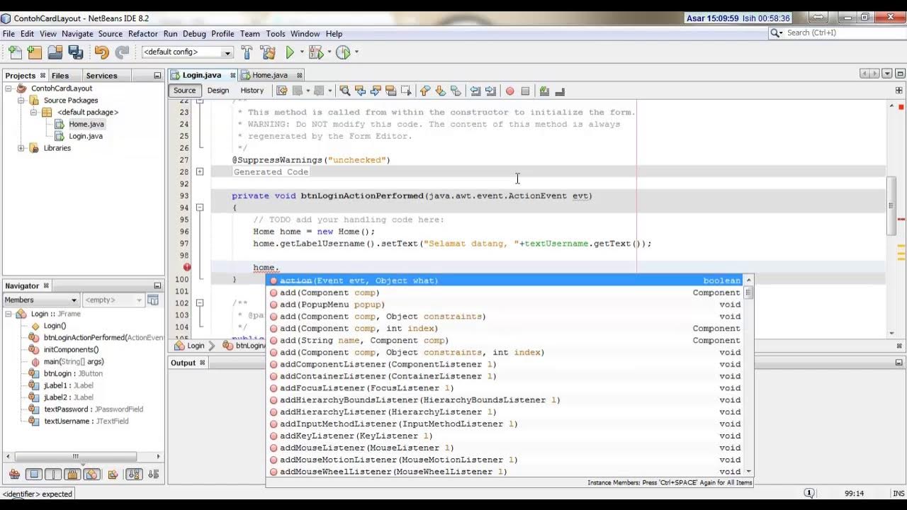 Java - Bagaimana menggunakan Card Layout ? - YouTube