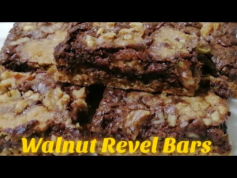 Chocolate Revel Bar with Walnuts [Chantilly Bars] - YouTube