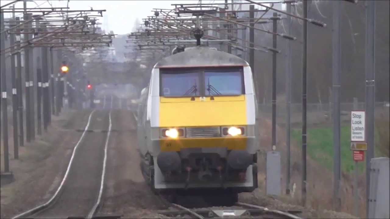 Trains at Adwick 23/2/14 - YouTube