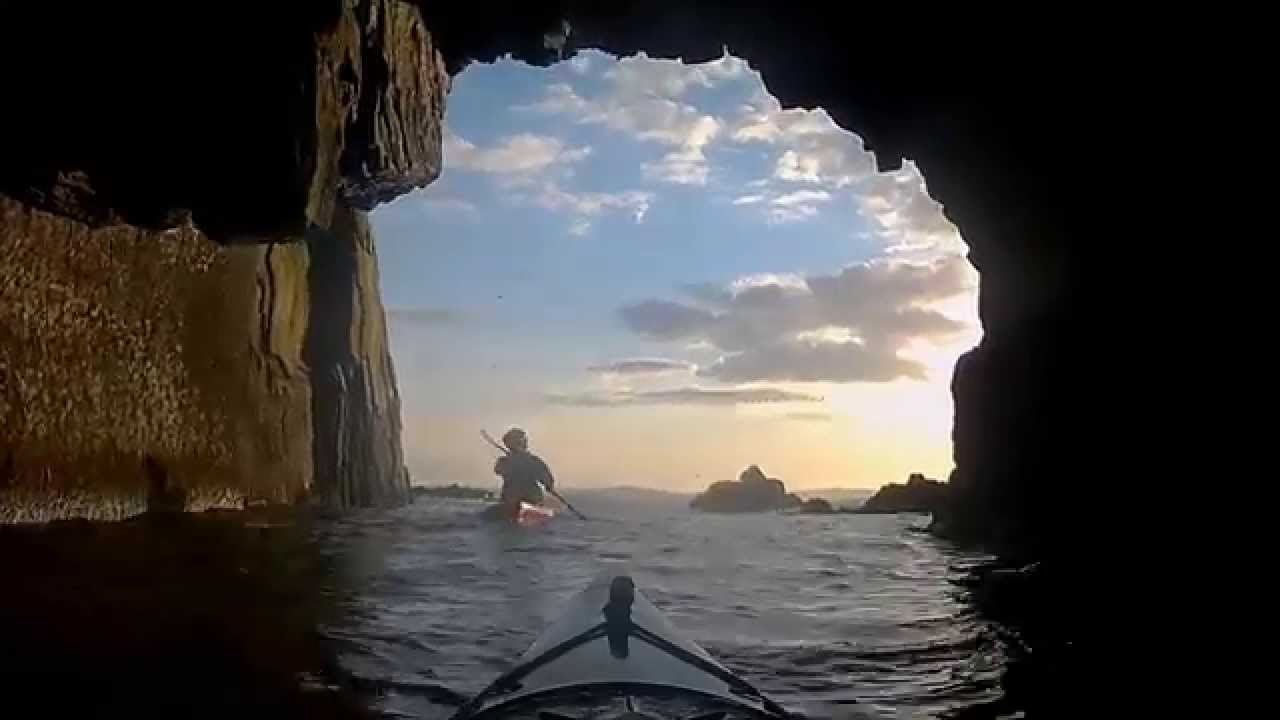 Old Head of Kinsale caves and cliffs by kayak. 7th June 2015 - YouTube