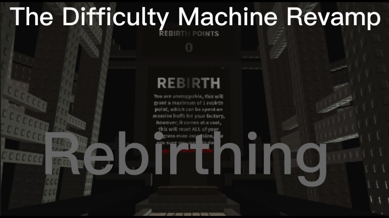 The Difficulty Machine Part 10 | Rebirthing - YouTube