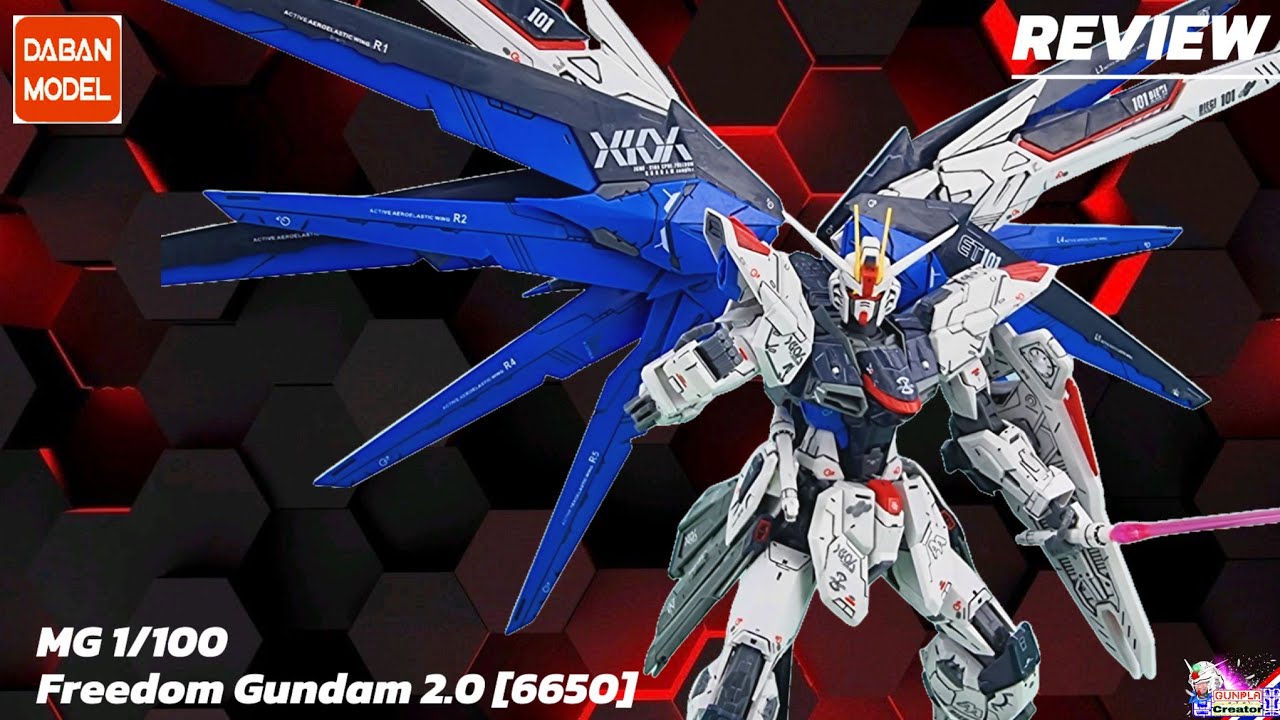 รีวิวแบบละเอียด MG 1/100 (6650) Freedom Gundam Ver. 2.0 [Daban](รีสต็อค ...