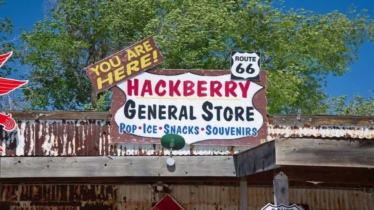 The Hackberry General Store on old Rte. 66! - YouTube