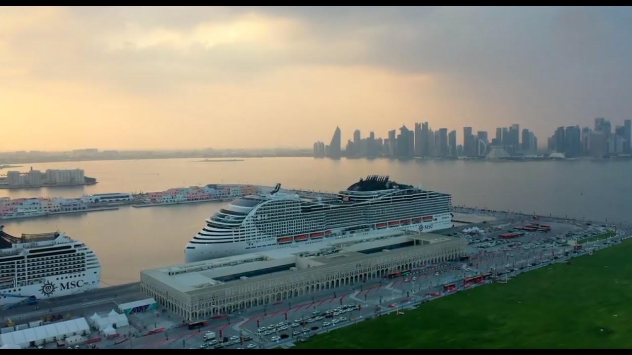 Cruise Terminal at Doha Port - YouTube