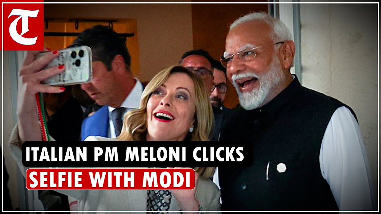 ‘Melodi’ moment again: Italian PM Meloni clicks selfie with PM Modi on ...
