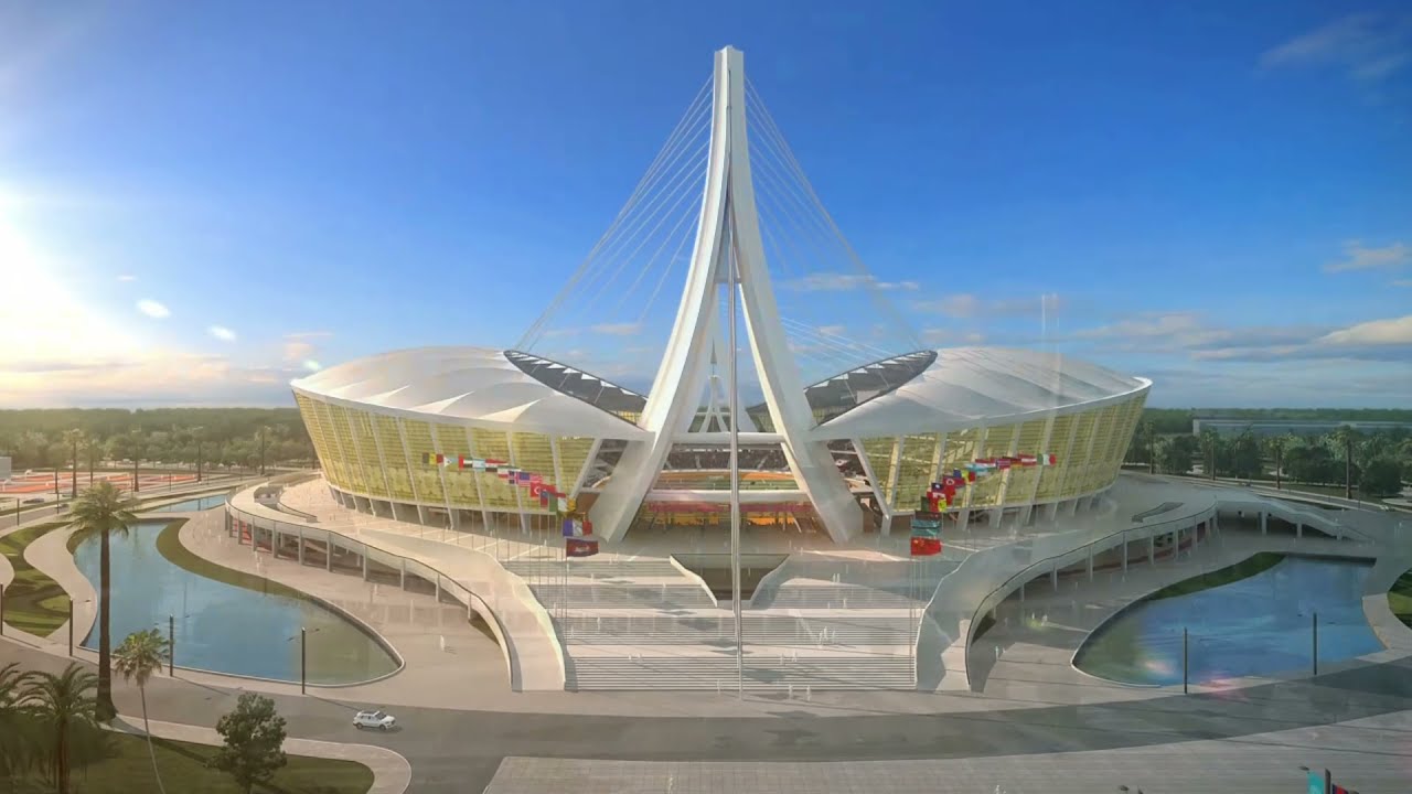 WorldBridge Sport Village : Morodok Staduim Overview - YouTube