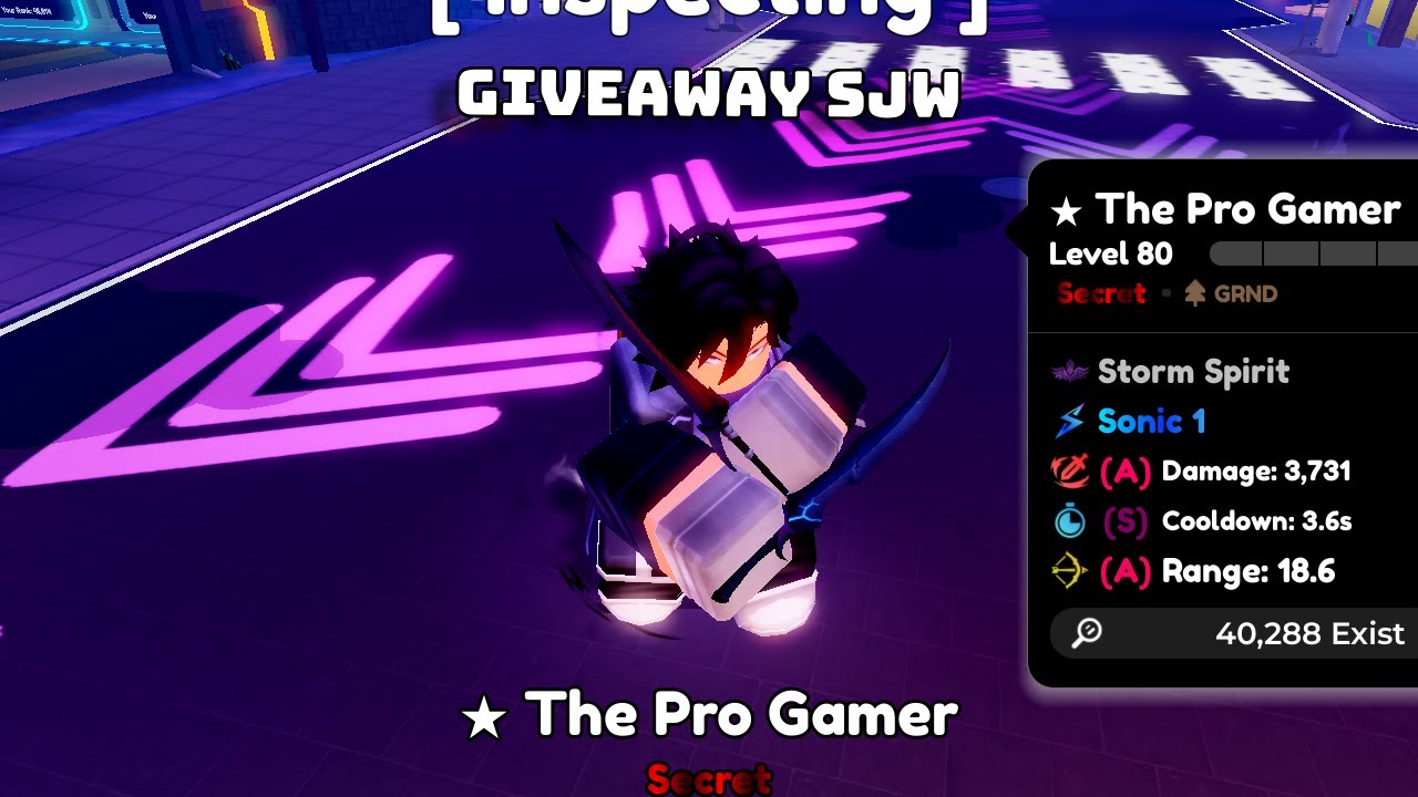 The Pro Gamer/Sjw Giveaway - Anime Defenders Roblox - YouTube