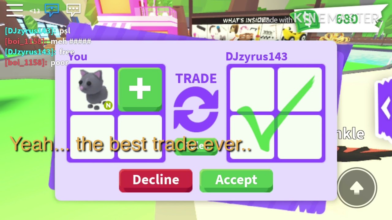 What people trade for a neon cat in adopt me - YouTube