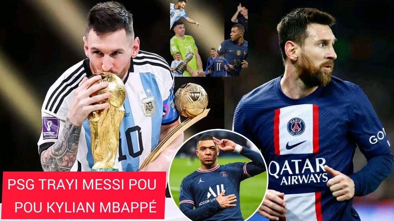 PSG TRAYI MESSI POU KYLIAN MBAPPÉ / VIN TANDE SAK PASE . - YouTube