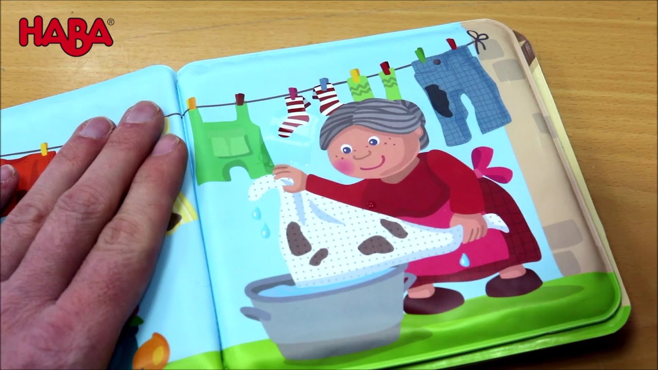 HABA Wash Away Bath Books - YouTube