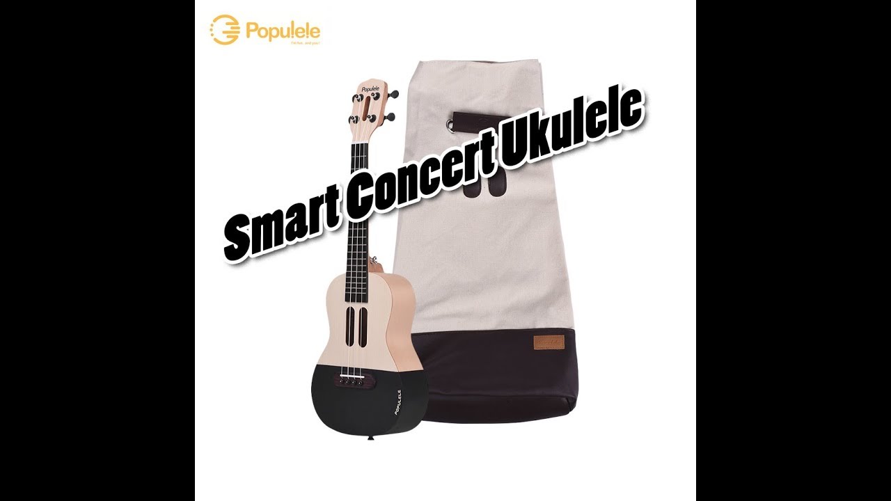 Xiaomi Populele U1 23" Smart Concert Ukulele Ukelele Uke Kit - YouTube